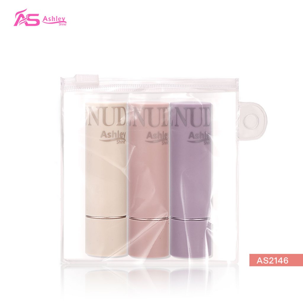 Ashley Shine Waterproof Lipstick Matte Liptint with Luster Set of 3 for ...