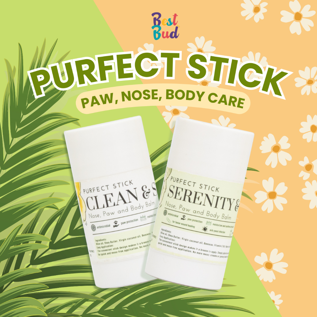 Bestbud Purfect Stick - Healing Balm for Pets (Nose, Body and Paw Balm ...