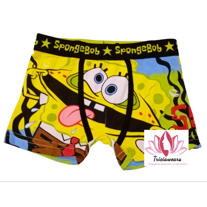 Spongebob Character Boxer Brief For Kids | Shopee Philippines