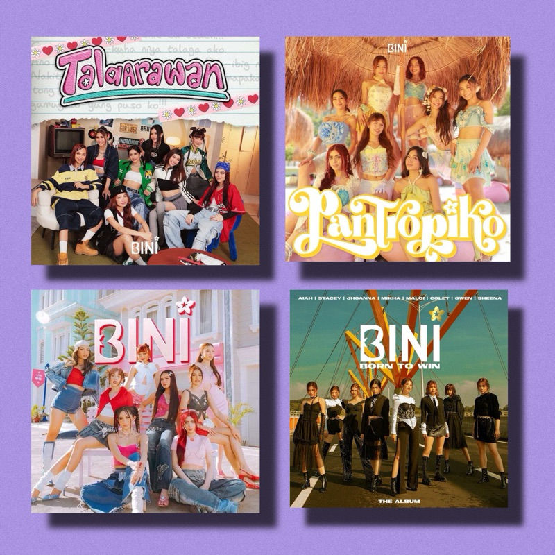 BINI Inspired Vinyl (Album Cover on Sintra Board) Photo Tile Wall Decor ...