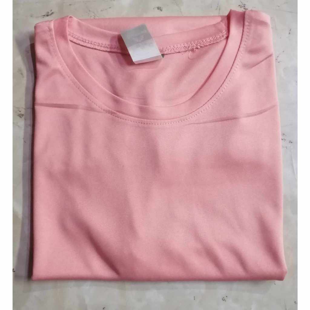 ACTIVE DRY PEACH T-SHIRT ROUND NECK PLAIN UNISEX | Shopee Philippines
