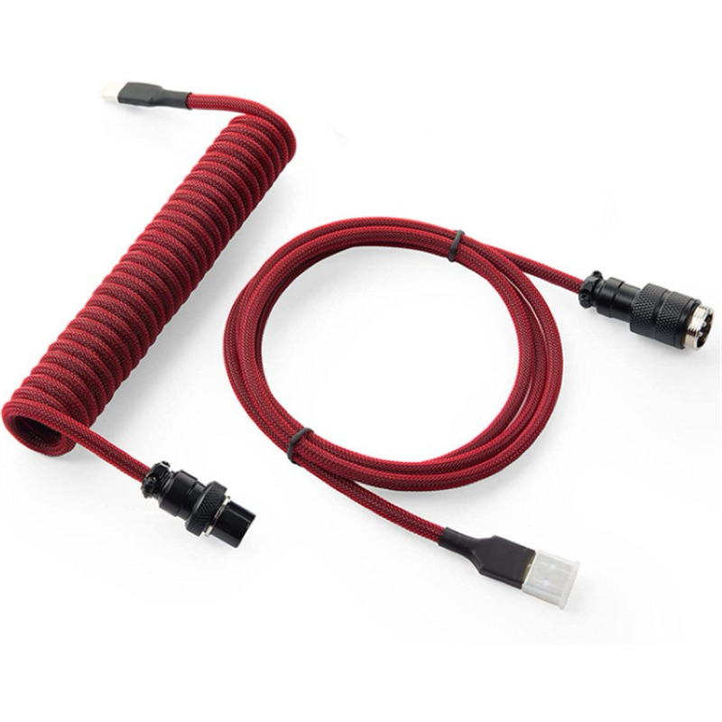 Coiled Cable for Mechanical Keyboard type c | Shopee Philippines