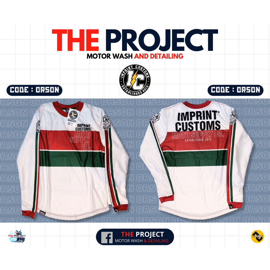 Imprint Customs Riding Jersey Orson | Shopee Philippines