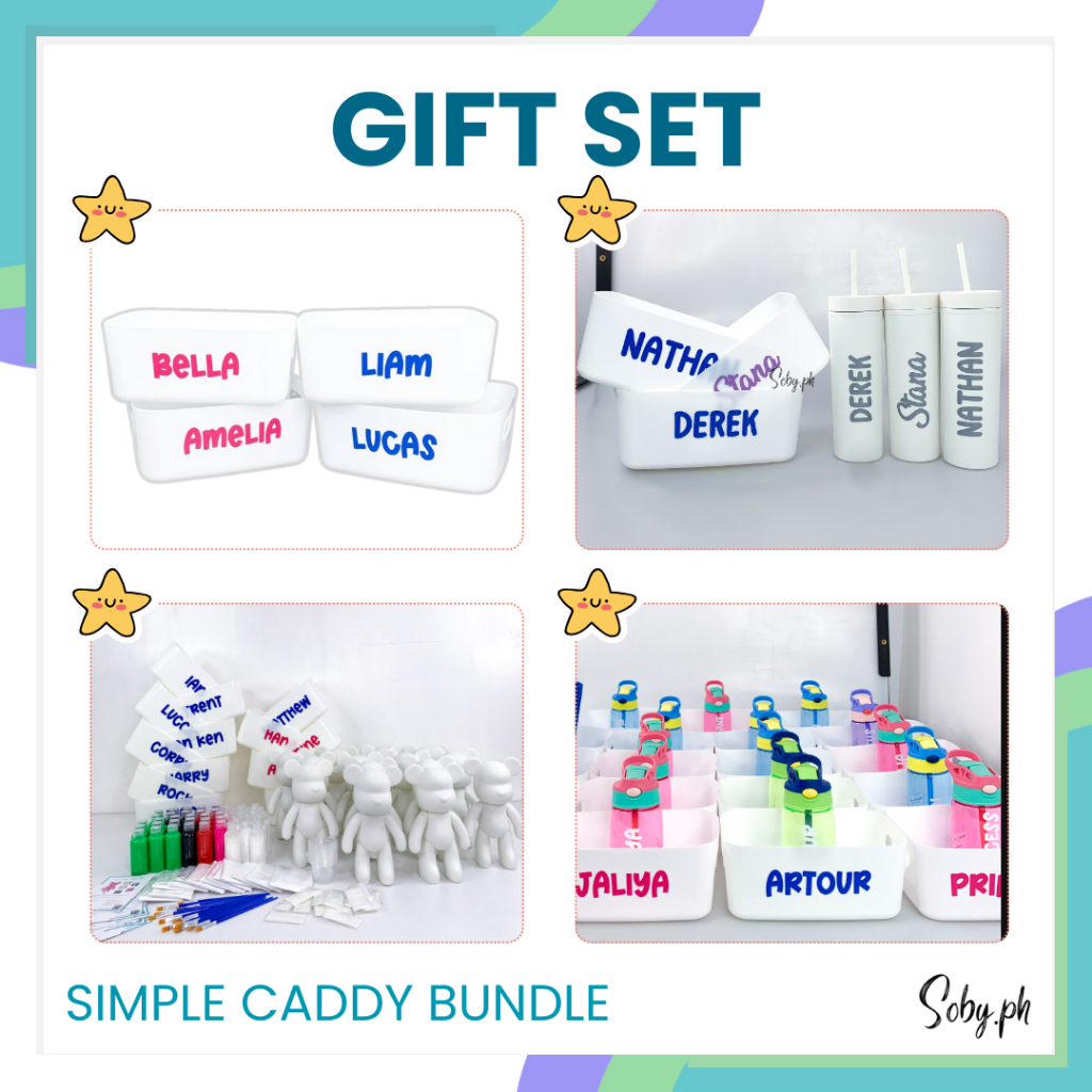 Personalized Simple Caddy Bundle Gift Set | Shopee Philippines