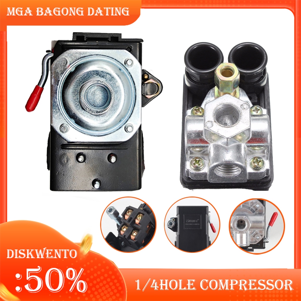Switch For Air Compressor Single port Pressure four port Pressure Switch Adjustable Valve 135 ...