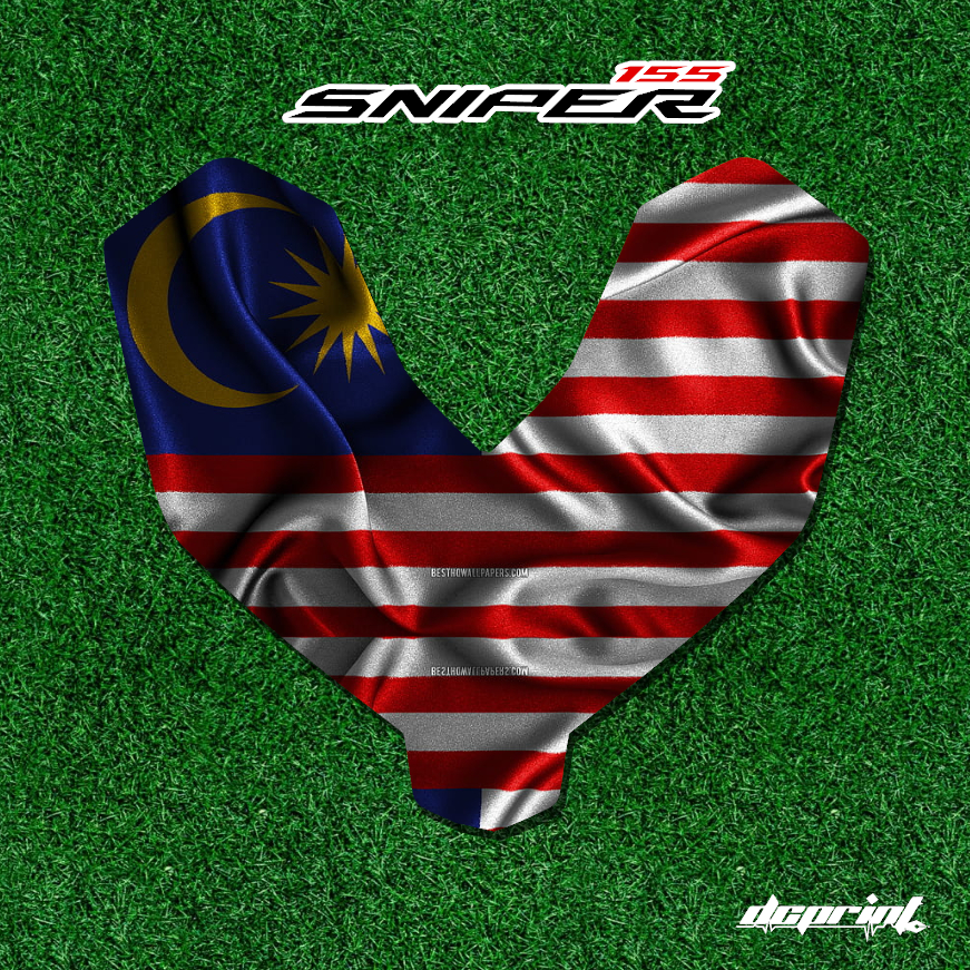 SNIPER 155 FRONT STICKER PANEL V3 DECAL MALAYSIAN | Shopee Philippines