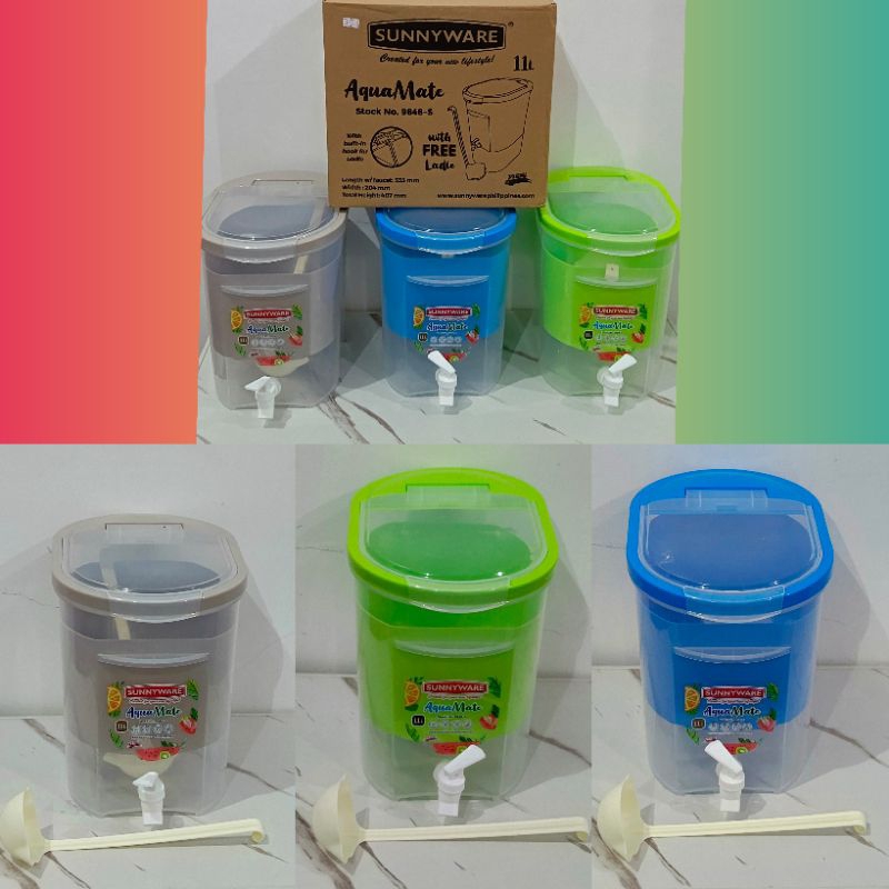 Sunnyware 12Liters Juice Dispenser with FREE Ladle inside | Shopee ...