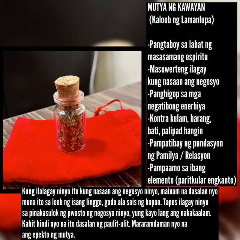 MUTYA NG KAWAYAN (Swerte + protection) | Shopee Philippines