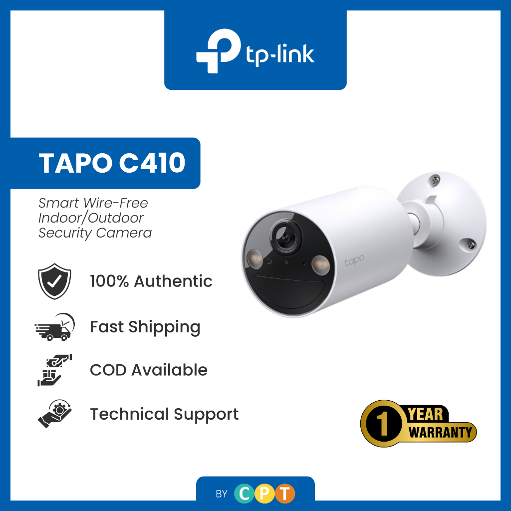 TP-Link Tapo C410 Smart Wire-Free Indoor/Outdoor Security Camera ...
