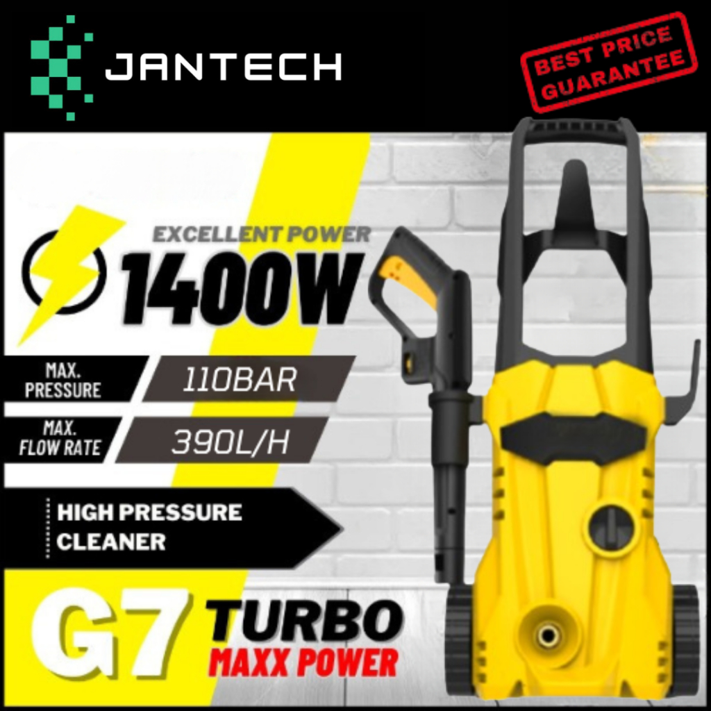 JANTECH G7/G8/G9 TURBO/999VF high pressure waterjet pressure washer heavy duty car washer ...