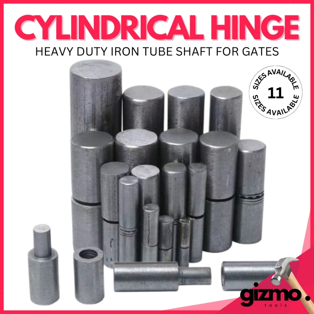 Cylindrical Hinges Heavy Duty Iron Tube Shaft for Welding Gate Steel ...