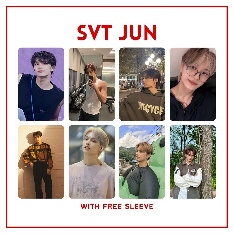 SEVENTEEN Jun Photocard Selca Matte Finish | arastudios | Shopee ...