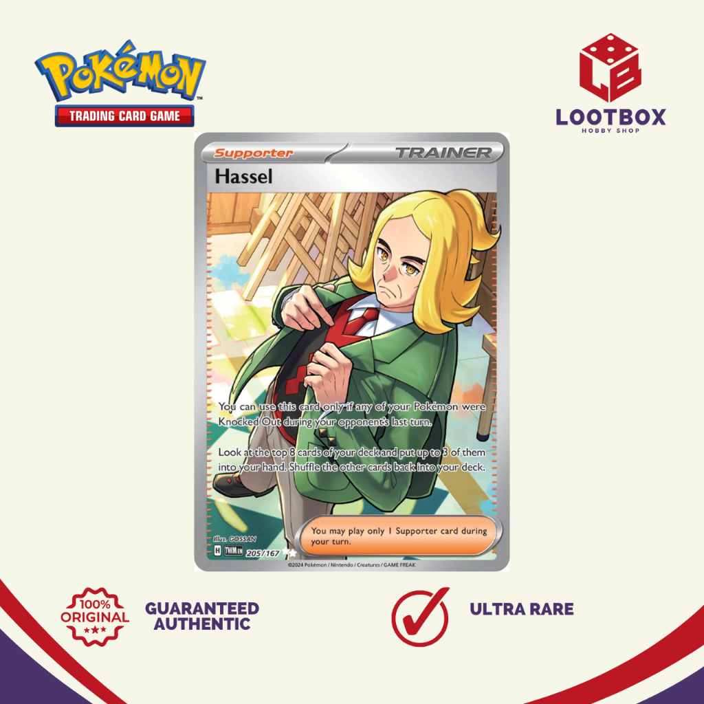 Pokemon Card Game: Hassel (Ultra Rare) - Twilight Masquerade | Shopee ...