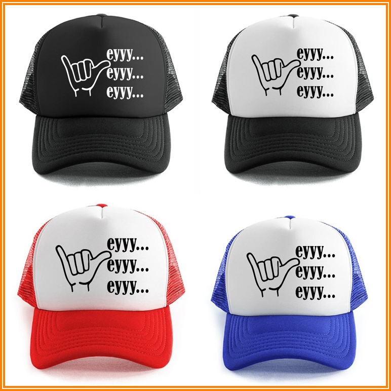 EY Eyyy Eyyy Eyyy Gen Z Trucker Net Cap Hat Mesh Snap Back Trend ...