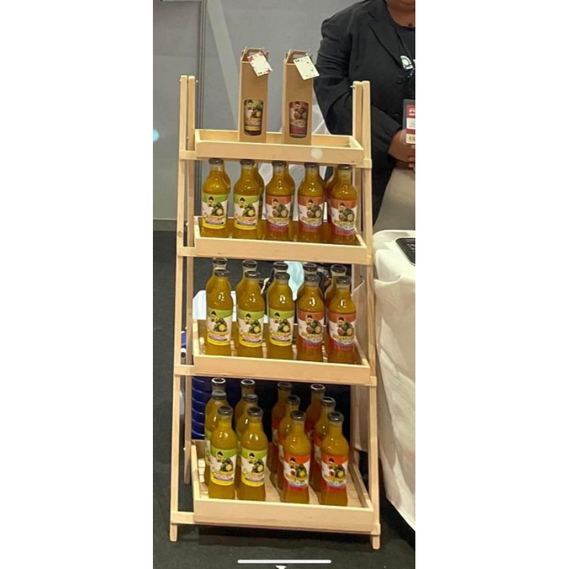 4 LAYER RACK- palochina wood | Shopee Philippines