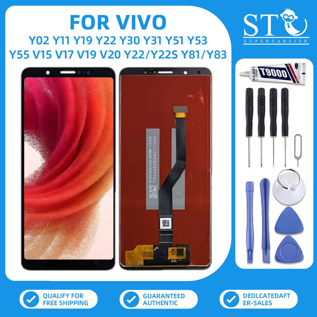 For vivo Y02 Y11 Y19 Y69 Y22/Y22S Y81/Y83 Y31 Y51 Y53 Y55 V7 V15 V17 V19 V20 HD LCD Mobile ...