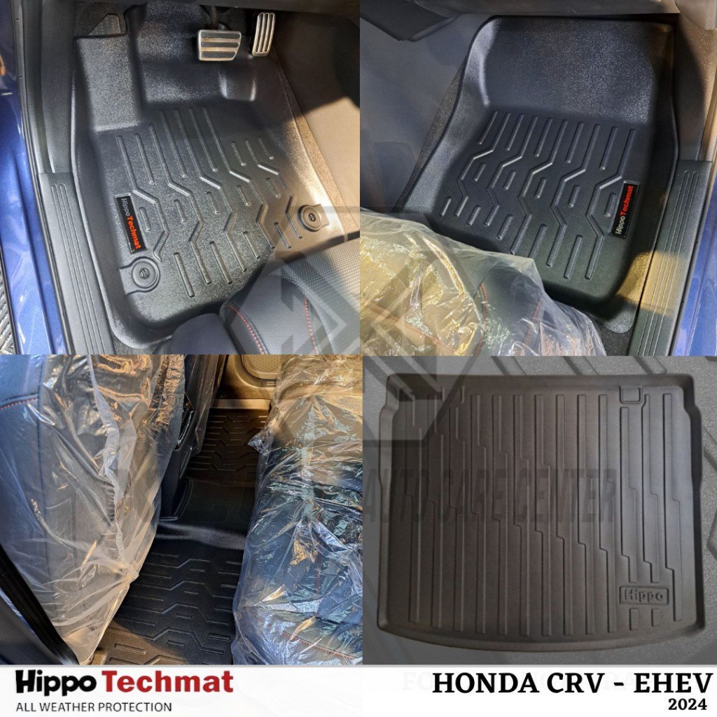 ALL-NEW HONDA CRV EHEV 2024 / HYBRID HIPPO TECHMAT PRO DEEP DISH MATS | Shopee Philippines