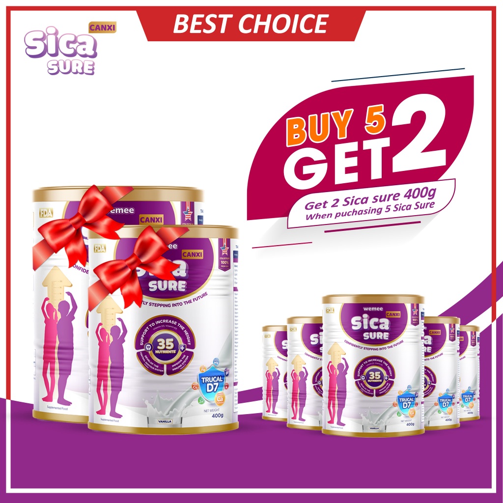 Buy 5 get 2 Sicasure Calcium calcium supplement, increase height for ...