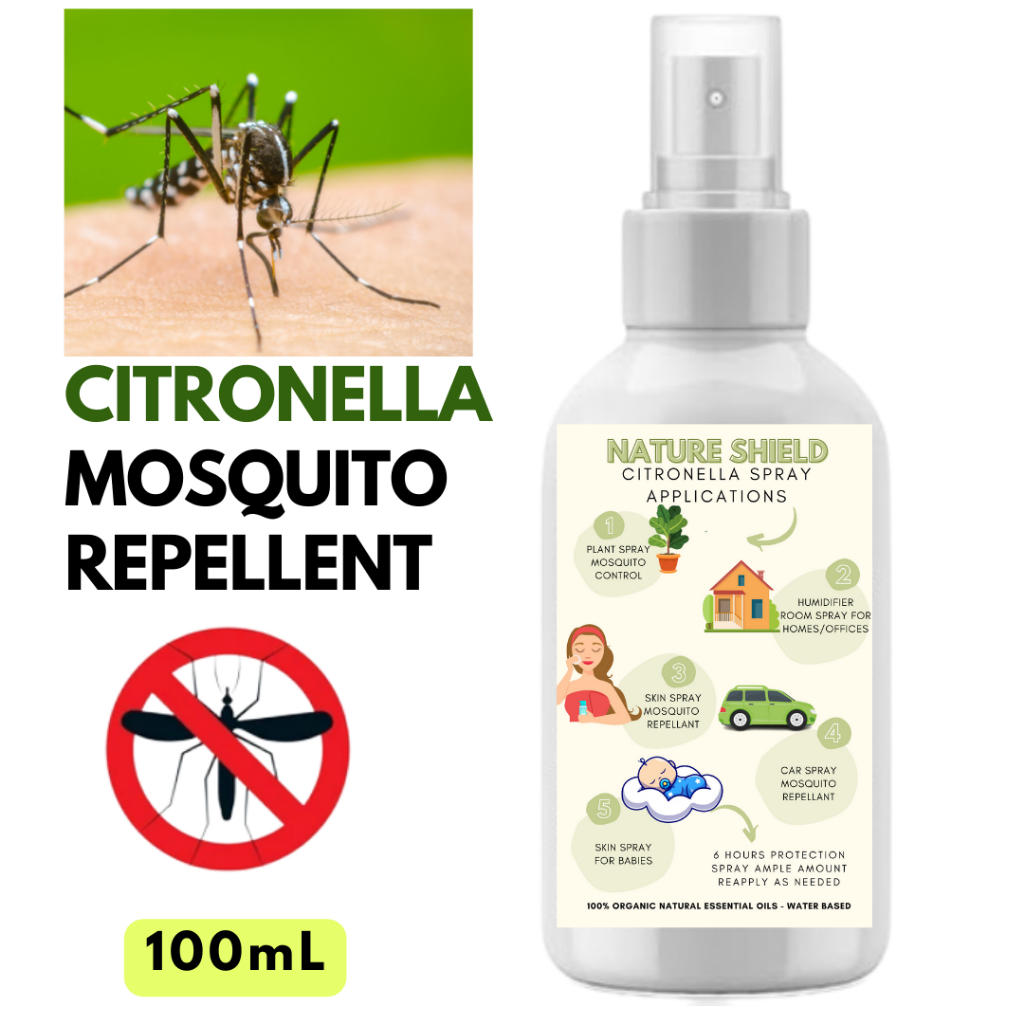 NATURESHIELD Baby Insect Repellent Spray Hypoallergenic Citronella ...