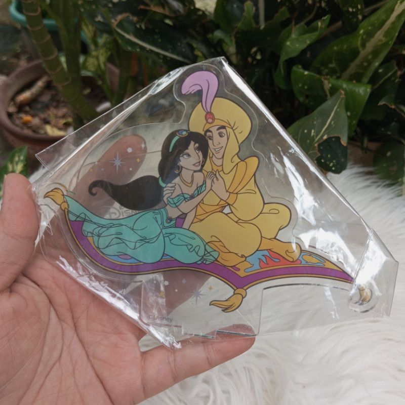DISNEY Aladdin Princess Jasmine And Aladdin Acrylic Stand | Shopee ...