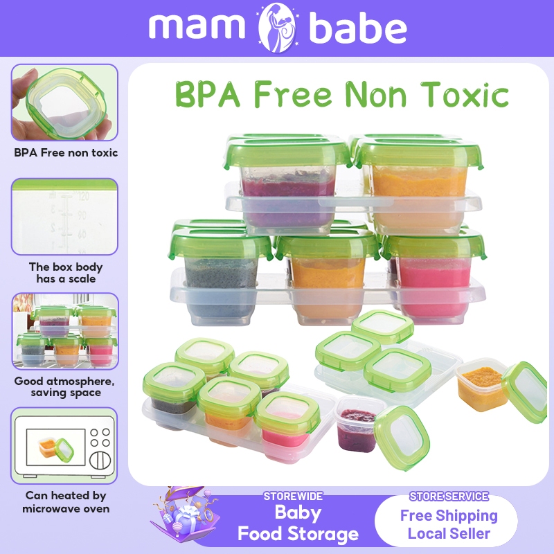 Baby Food Freezer Storage Container BPA Free Baby Food Storage ...