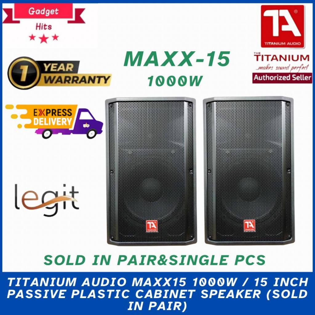 Titanium Audio MAXX15 1000W / 15 Inch Passive Plastic Cabinet Speaker ...