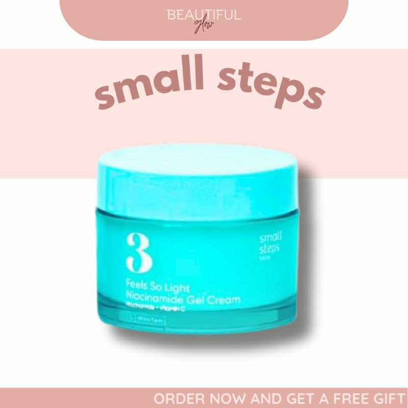Small Steps Skin Feel So Light Niacinamide Gel Cream | Shopee Philippines