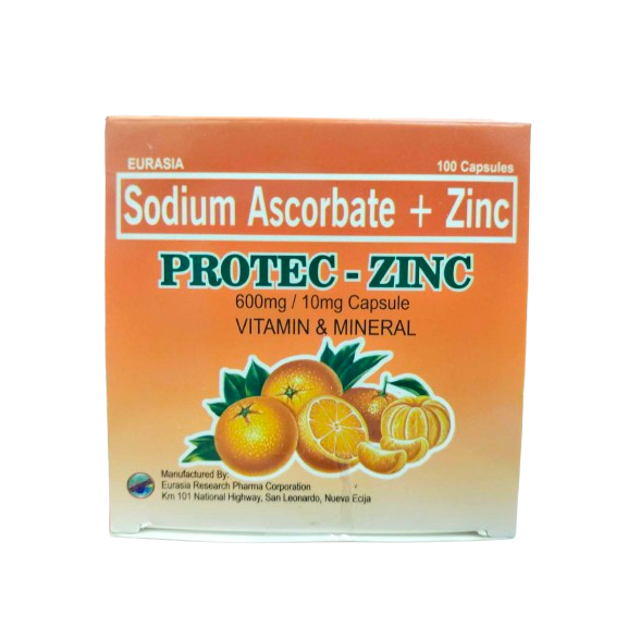 Protec Zinc - Ascorbate + Zinc (10 Capsule per order) | Shopee Philippines