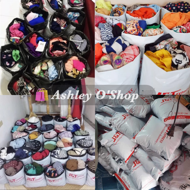 Sinakos Ukay-Ukay PrePacked Bundle Mix Assorted per Big Pouch | Shopee Philippines