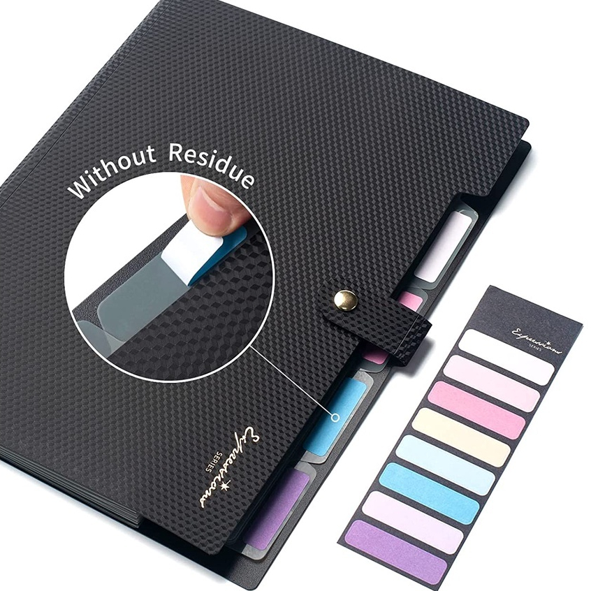 Aesthetic Paper Organizer Folder for School Office 5 Pocket Folder with ...