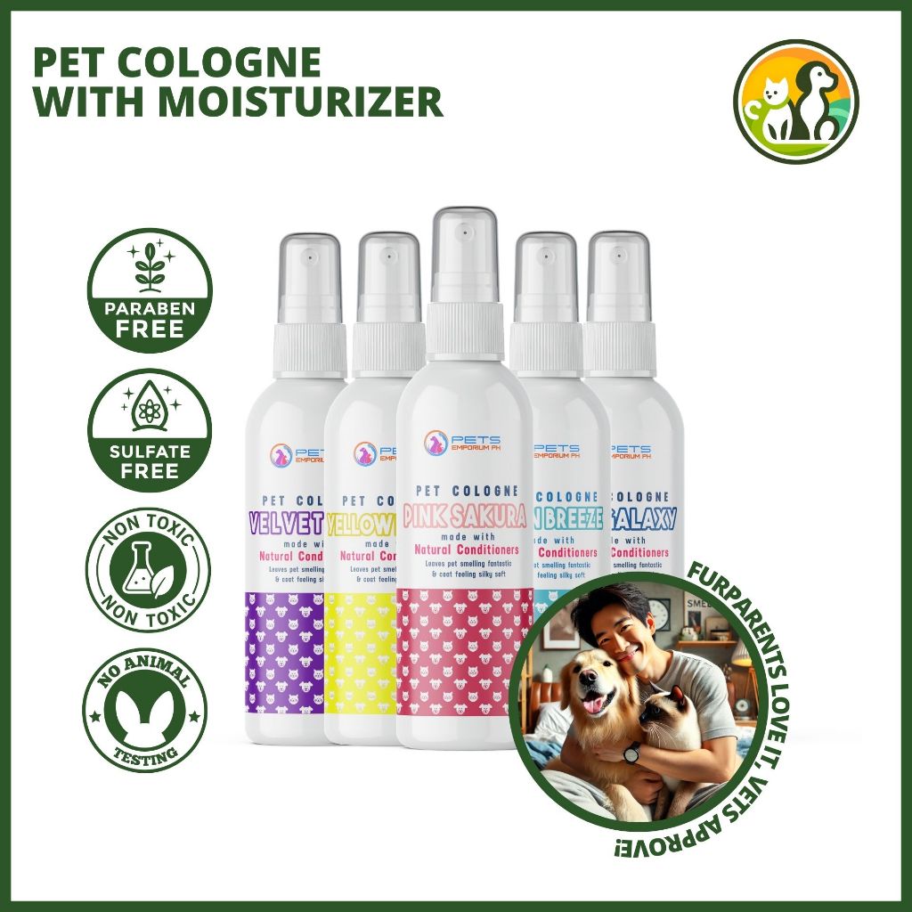 Pets at Play Natural Pet Cologne - Premium Scented Perfume Body Spray ...