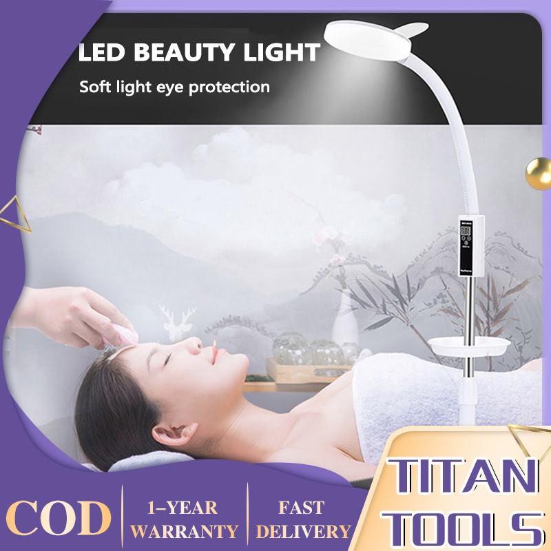2in1 Facial Steamer LED 5X 16X Facial Lamp with Stand Spa Light ...