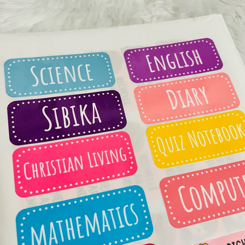 Customized Subject Stickers Waterproof Fade Proof Scratch Proof Tear ...