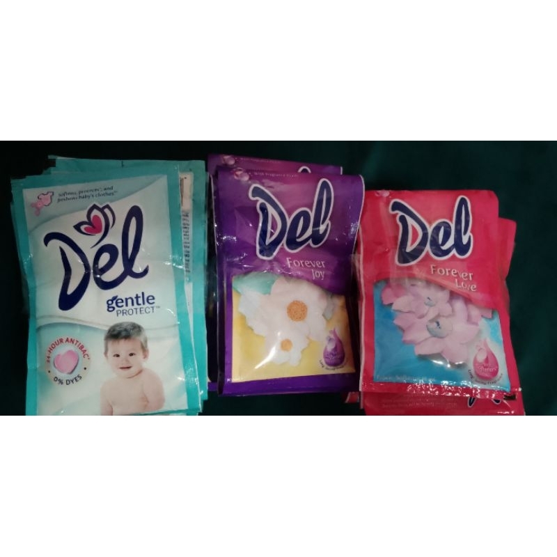 DEL FABRIC SOFTENER 26ml*12pcs | Shopee Philippines