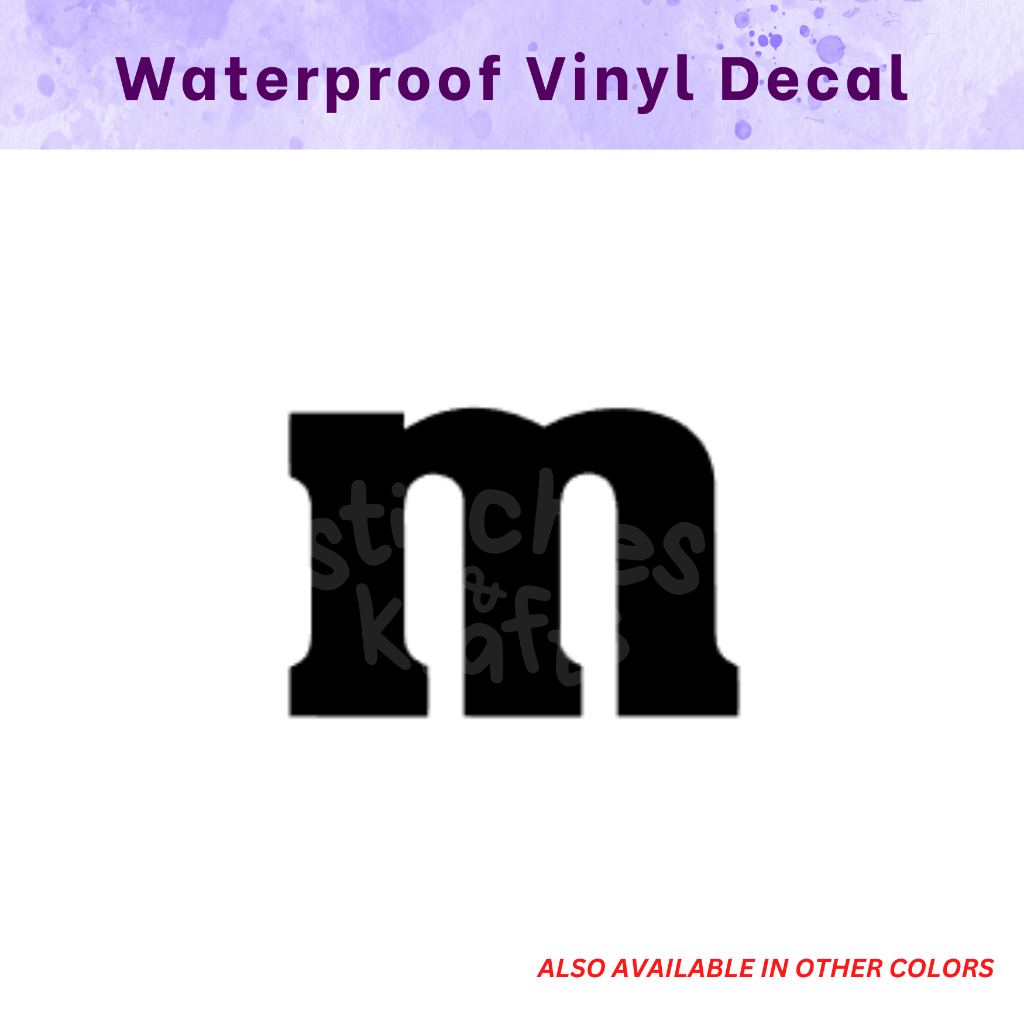 MnM chocolate logo icon sticker waterproof decal | Shopee Philippines