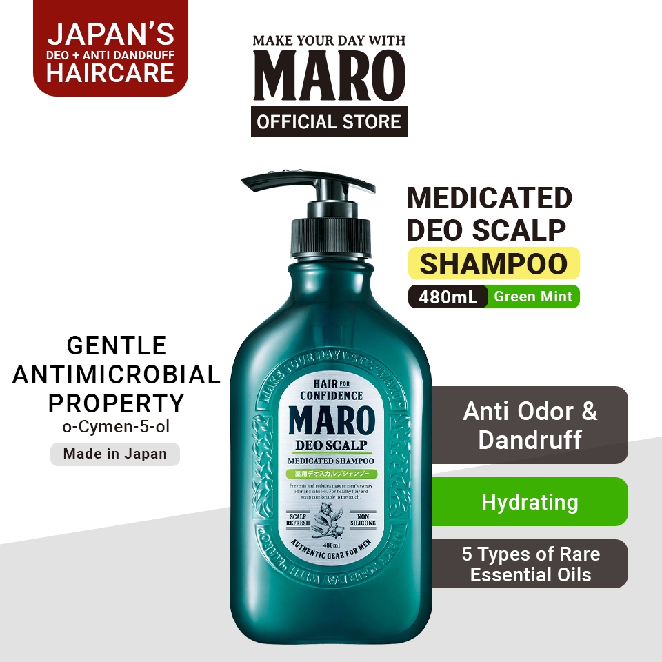 MARO Deo Scalp Medicated Shampoo (480ML) | Shopee Philippines