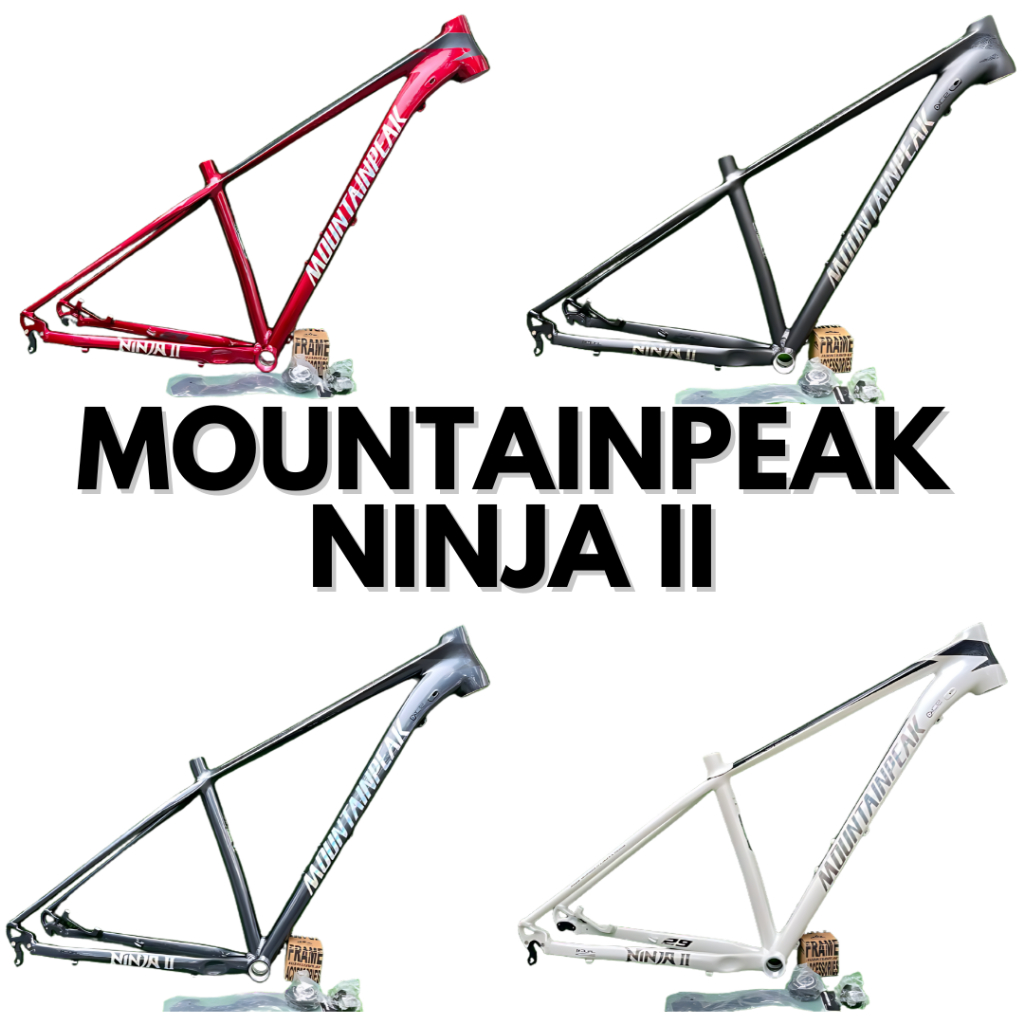 BIKEBEAST FRAME MOUNTAINPEAK NINJA II 27.5 WITH FREEBIES | Shopee ...