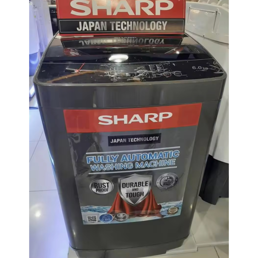 SHARP 8KG INVERTER WASHING MACHINE | Shopee Philippines