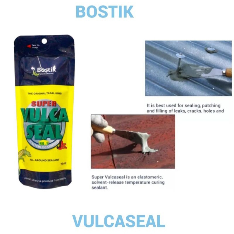 Vulcaseal Bostik Adhesive Super All Around Sealant Jr 75ML | Shopee ...