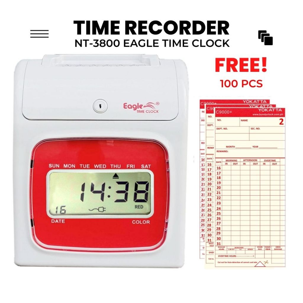 Bundy clock machine, Eagle time bundy clock, Electronic time recorder ...