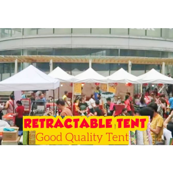 RETRACTABLE/TENT/WHITE/COMPLETE/SET | Shopee Philippines