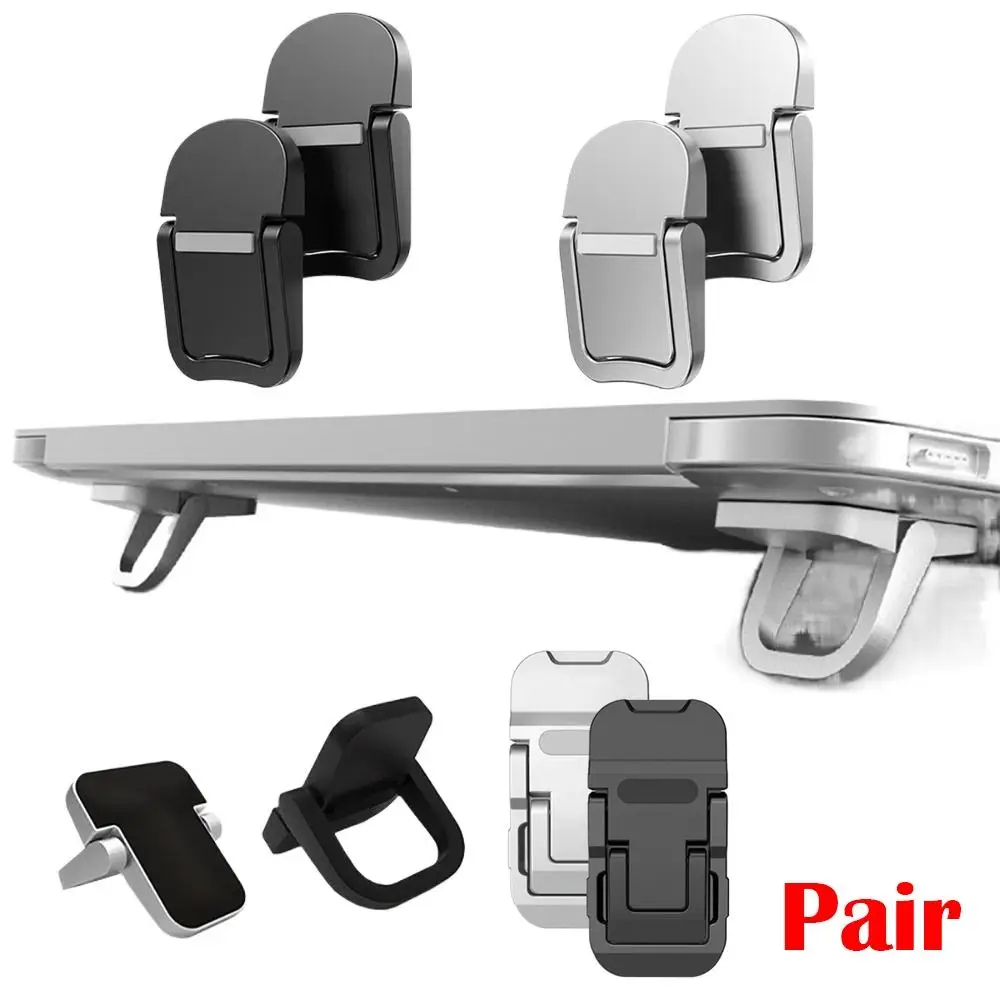 Mini Invisible Riser Alloy Laptop Feet Stand Bracket Heightened Cooling ...
