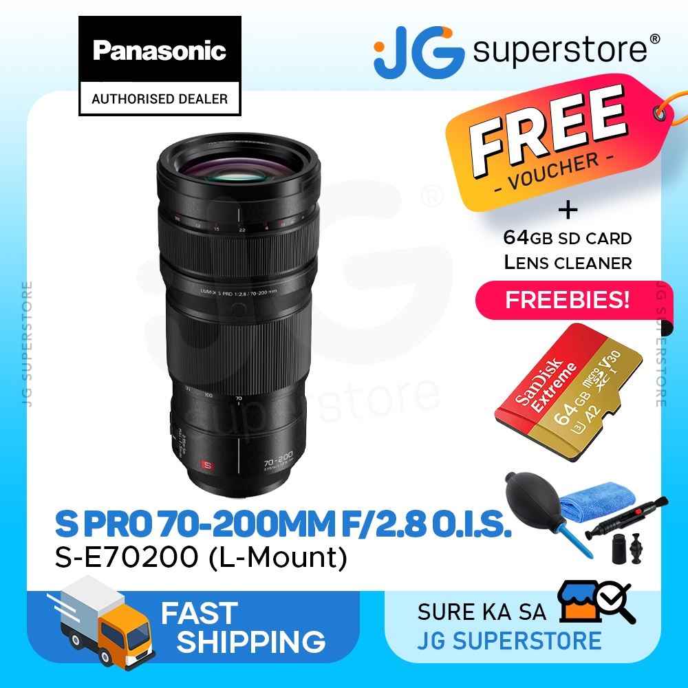 Panasonic Lumix S PRO 70-200MM f/2.8 OIS Telephoto Lens for L-Mount ...