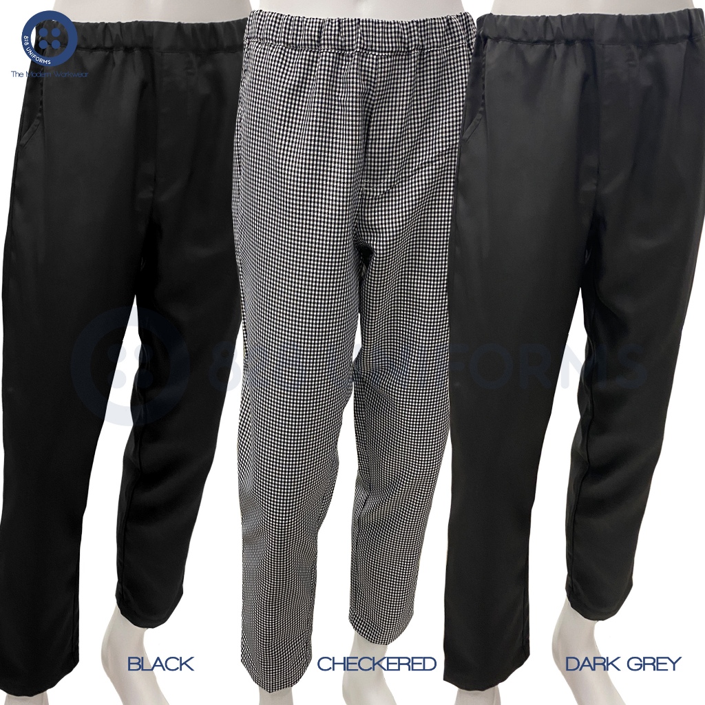 828 Uniforms BOSTON Basic Chef Pants- Unisex | Shopee Philippines