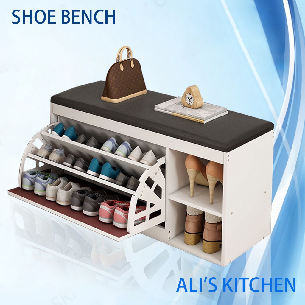 Shoe Cabinet Locker Wooden Shoe Table Tipping Bucket Shoe Cabinet with ...