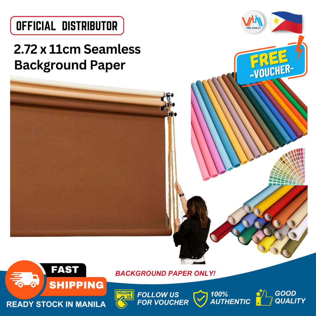 3 and 4 Roller Photo Studio Backdrop Roller & 2.72x10M Background Paper ...