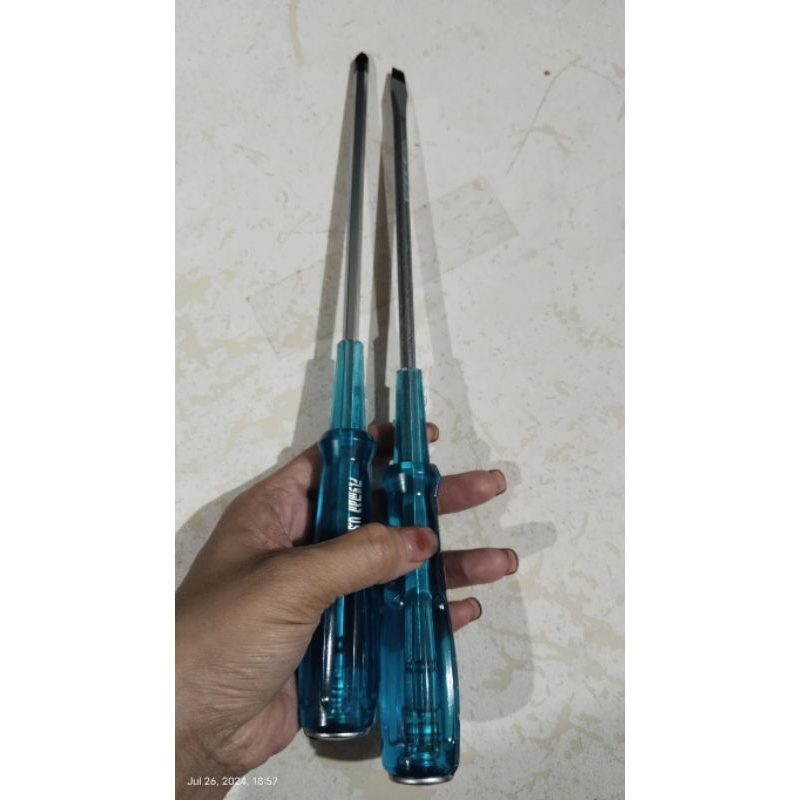 FLAT AND PHILIP SCREW DRIVER 8INCH FLYMAN ORIGINAL | Shopee Philippines