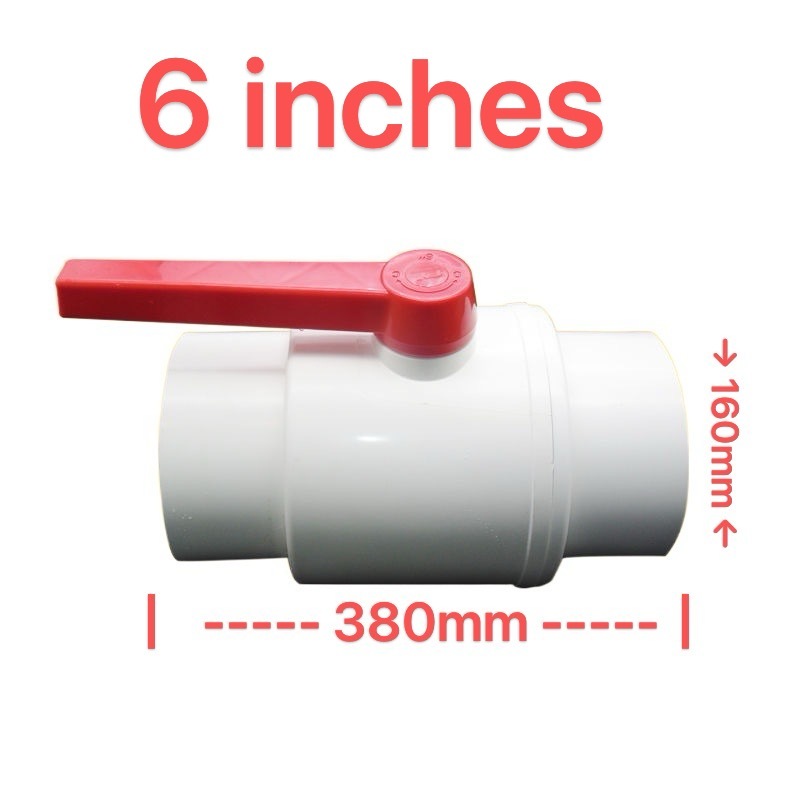 pvc ball valve 6 inches 160mm | Shopee Philippines
