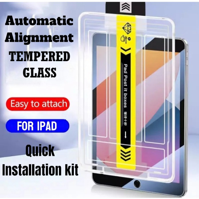 TABLET TEMPERED GLASS AUTO ALIGNMENT IPAD AIR 11 1 2 4 5 6 7 8 9 10TH 11TH PRO 11 2025 a16 2021 ...