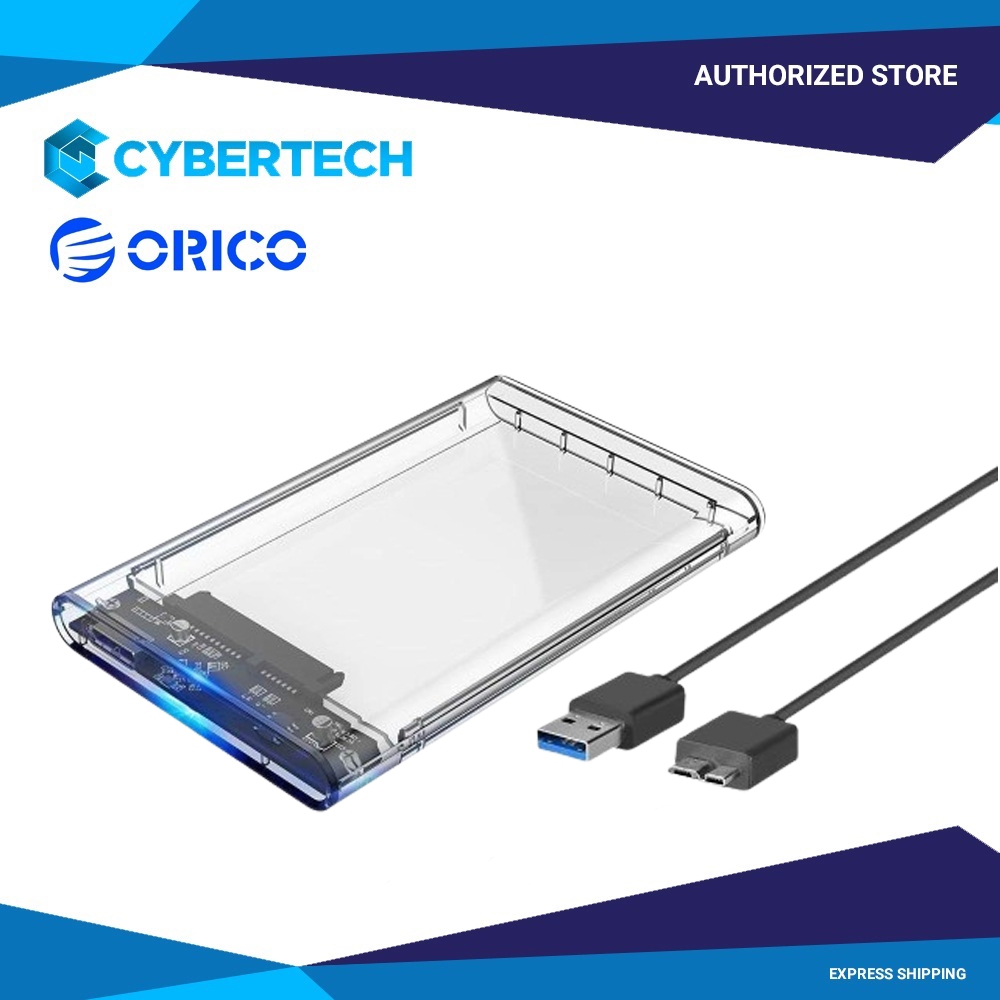 ORICO 2139U3-CR 2.5 inch Transparent USB3.0 Hard Drive Enclosure | Shopee Philippines